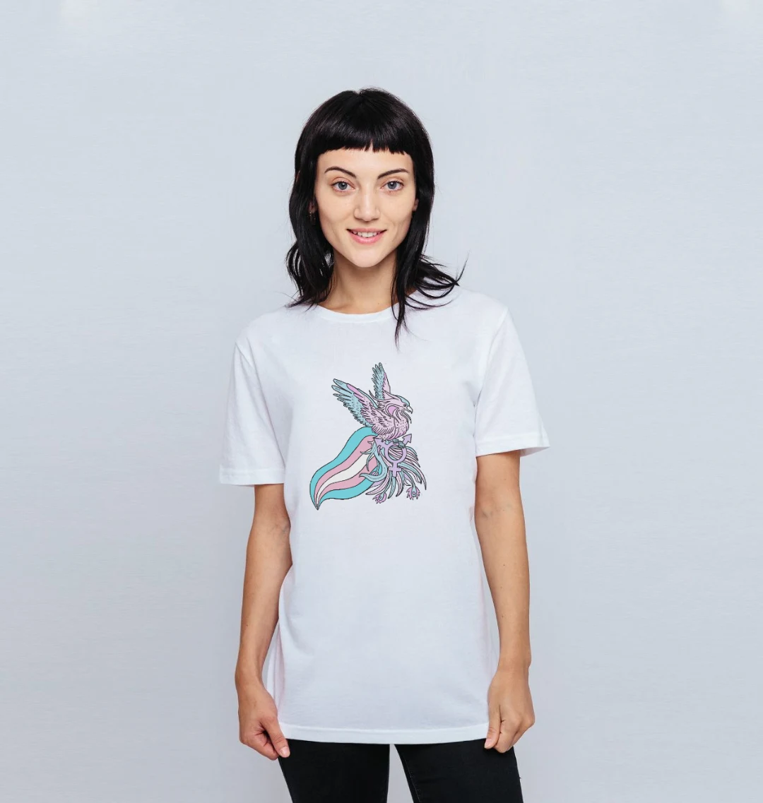 Trans Phoenix Midnight Edition T-Shirt | Fox Fisher Studio